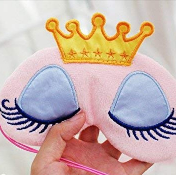 Accessories | Pink Princess Crown Sleeping Mask | Poshmark
